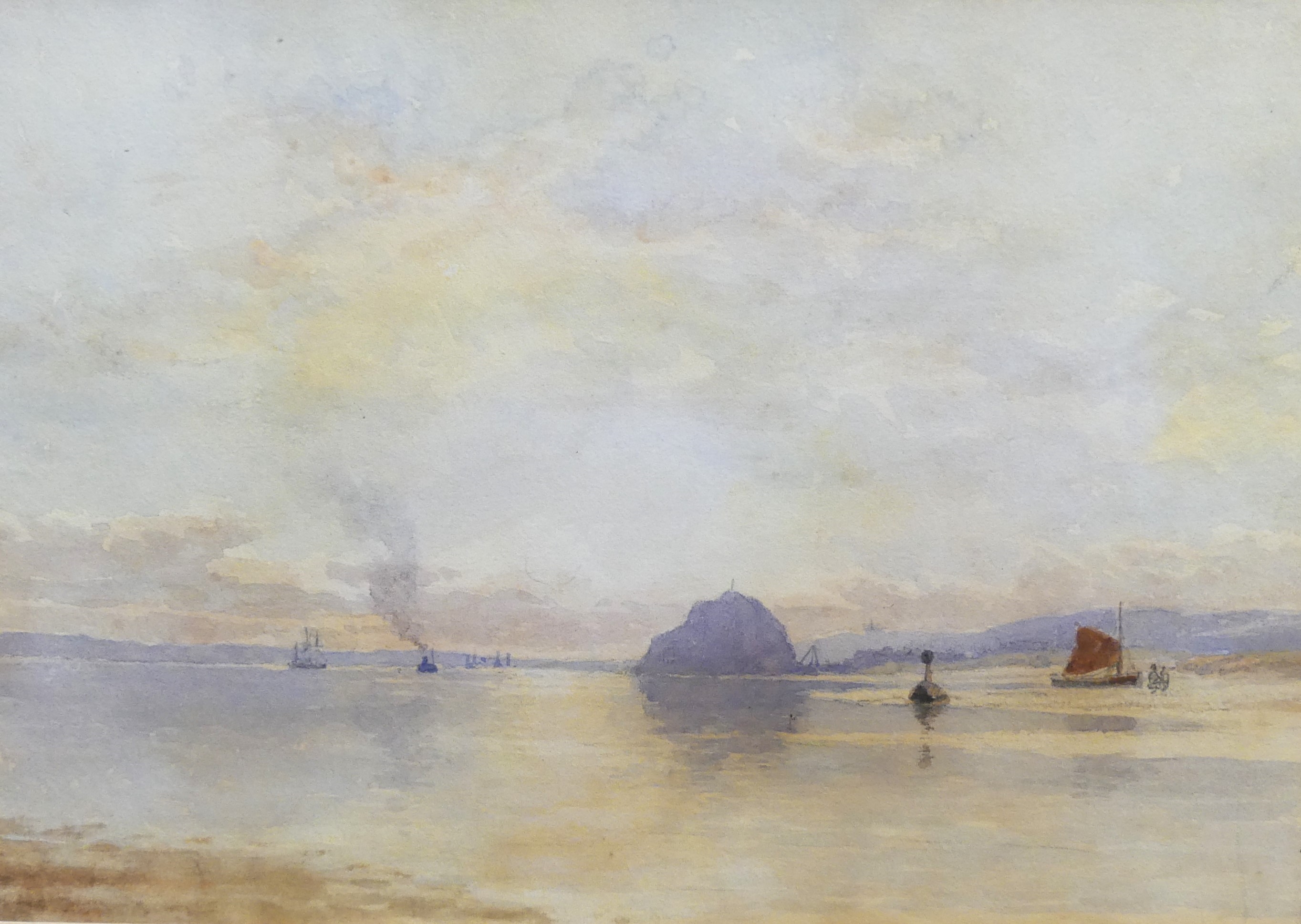 James Alfred Aitken | St Michael's Mount or Dunbarton Rock | MutualArt
