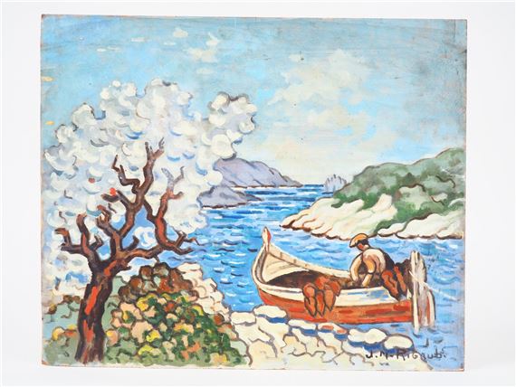 J. M. Rigaud | Pêcheur embarqué | MutualArt