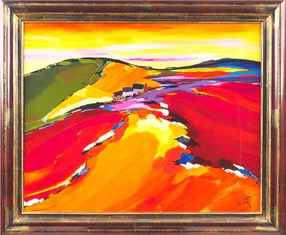 Bernard Cadene | la colline aux lavandes | MutualArt