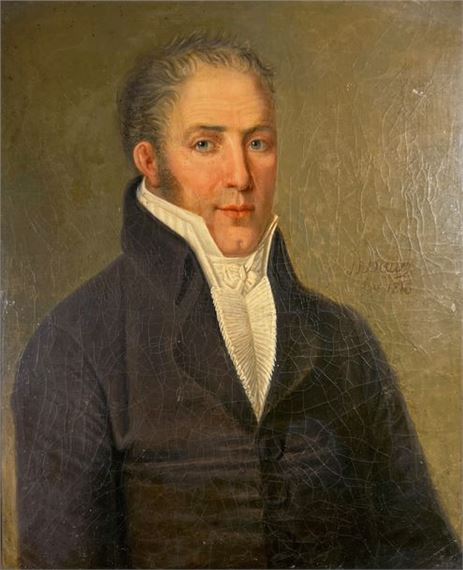 Jean-Jacques Hauer | Portrait of a notable (1816) | MutualArt