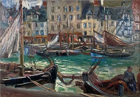 Raymond Louis Lecourt | Honfleur Harbor | MutualArt