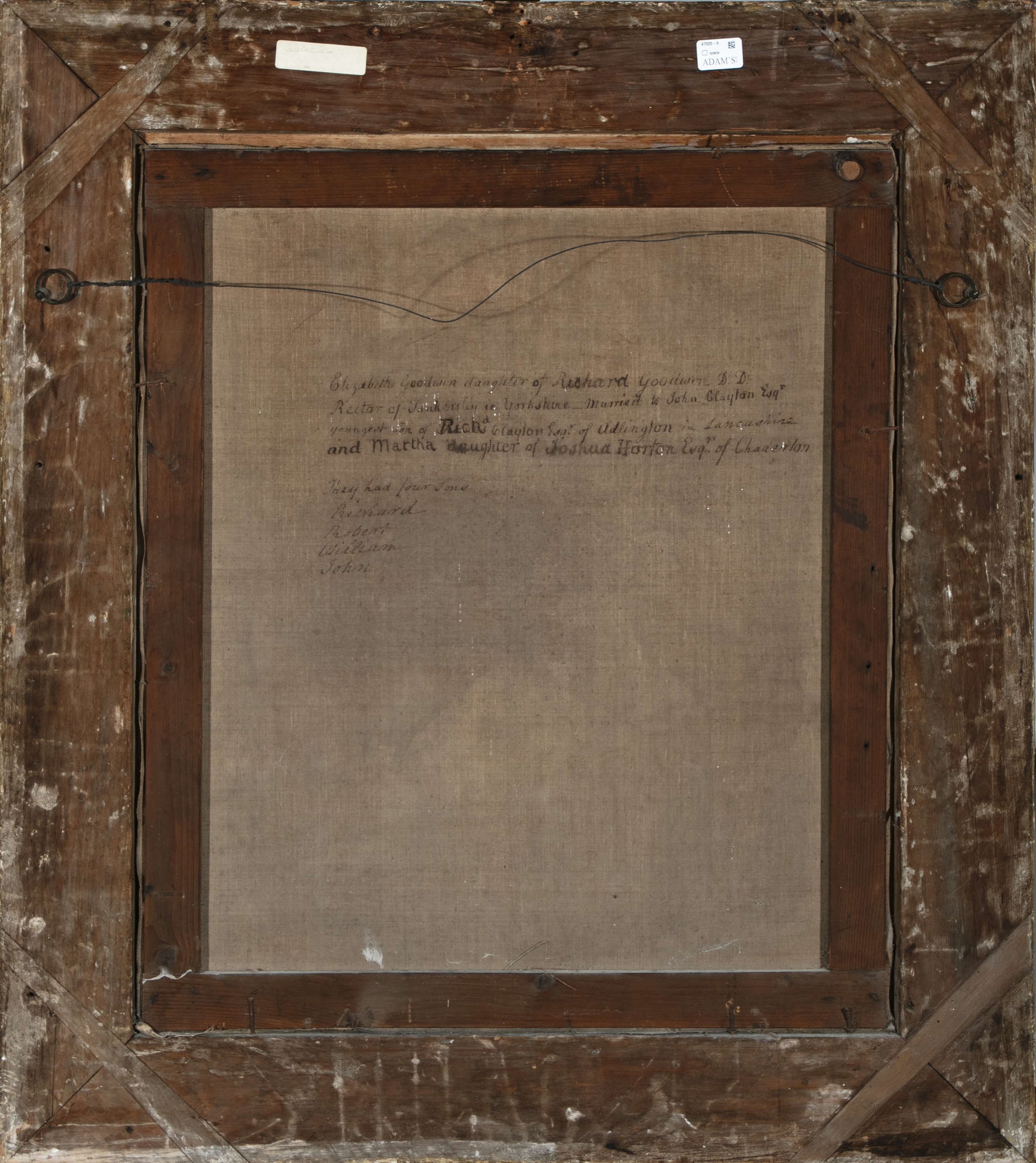 British School, 19th Century | Portrait of Miss Elizabeth Goodwin of ...