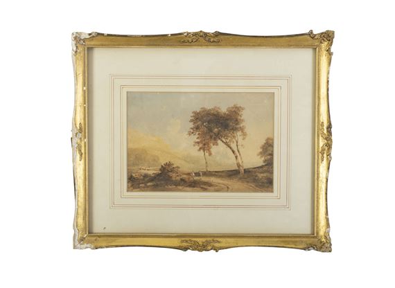 David Cox Sr. | Cattle Watering (1841) | MutualArt