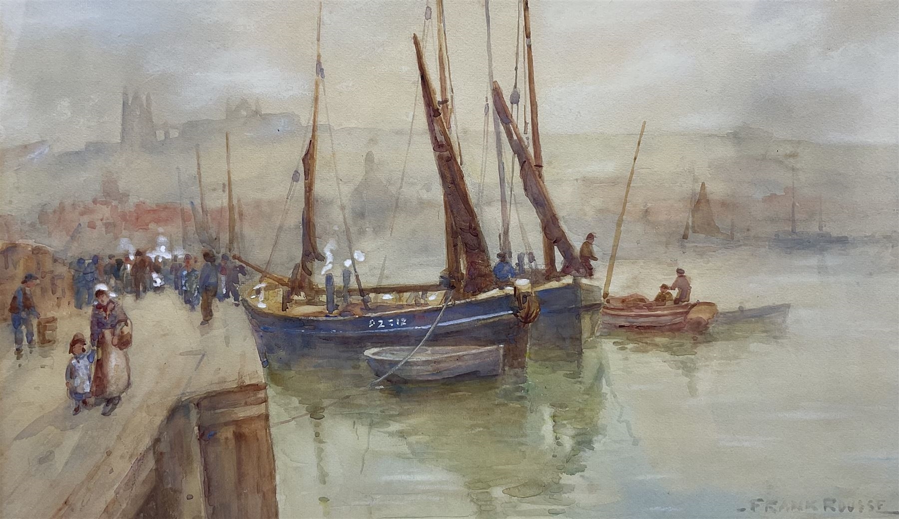 Frank Rousse | Whitby Harbour | MutualArt