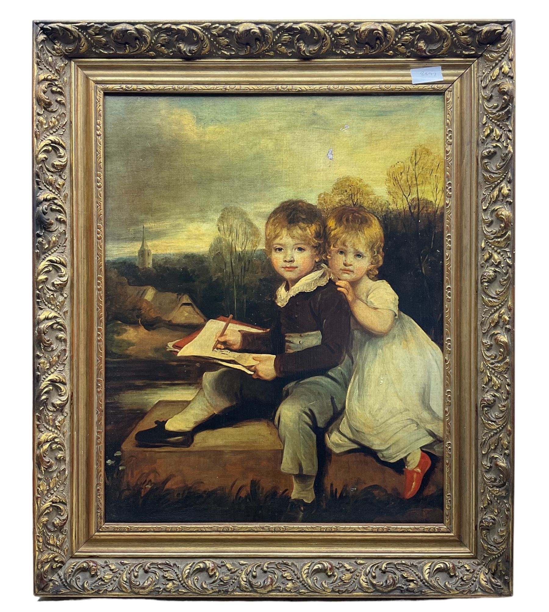 John Hoppner | Print after John Hoppner in gilt frame | MutualArt