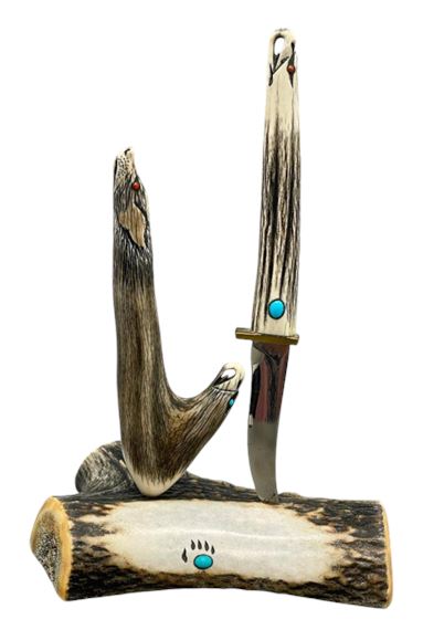Ted Miller | Antler Pen Letter Opener And Stand Made By Ted Miller ...