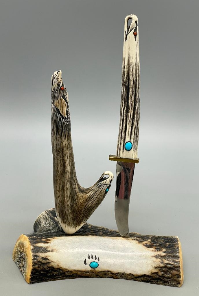Ted Miller | Antler Pen Letter Opener And Stand Made By Ted Miller ...