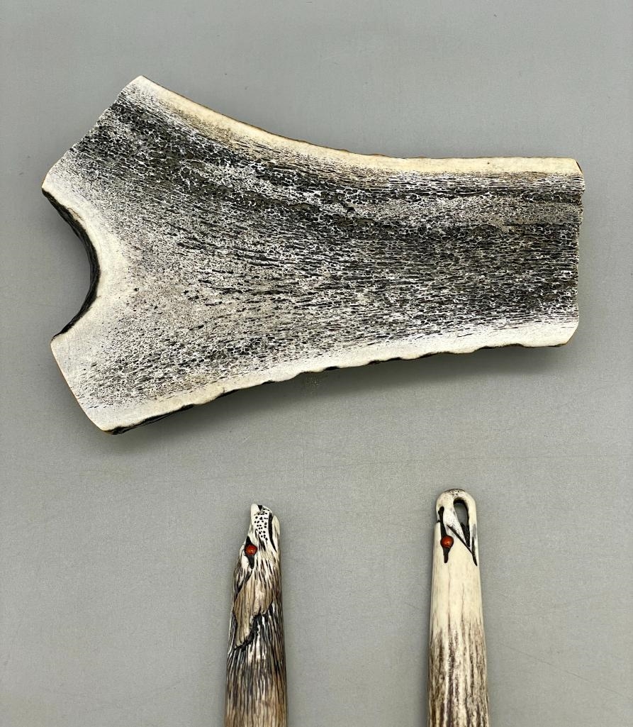 Ted Miller | Antler Pen Letter Opener And Stand Made By Ted Miller ...