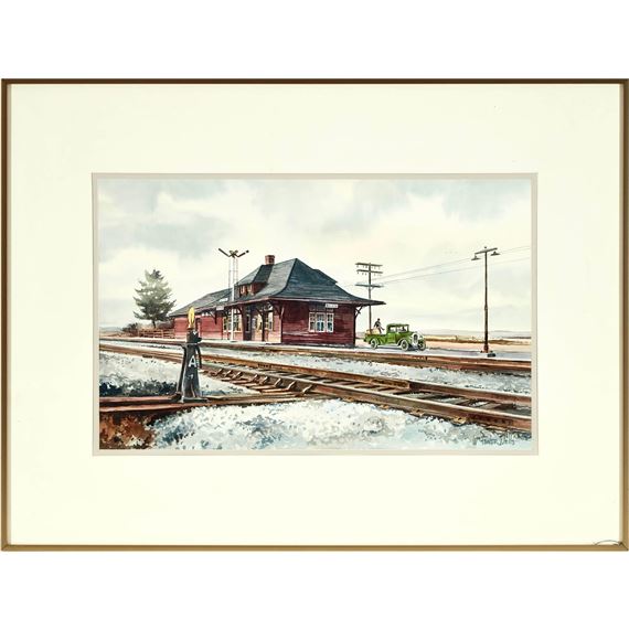 William Fowler Wells | WAITING FOR THE TRAIN | MutualArt