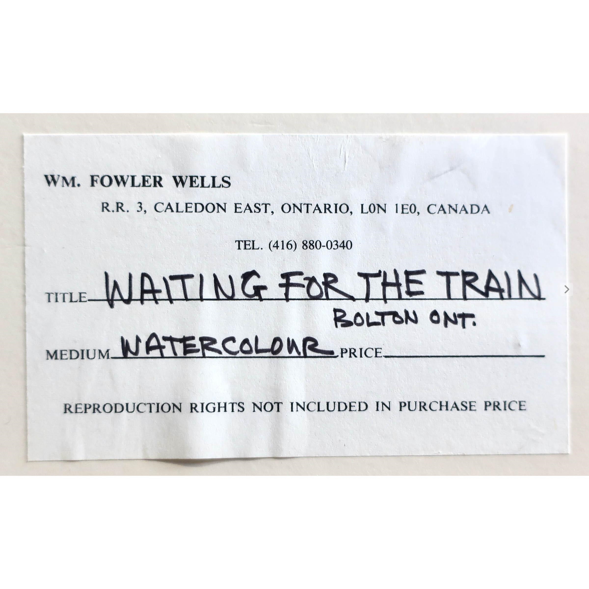 William Fowler Wells | WAITING FOR THE TRAIN | MutualArt