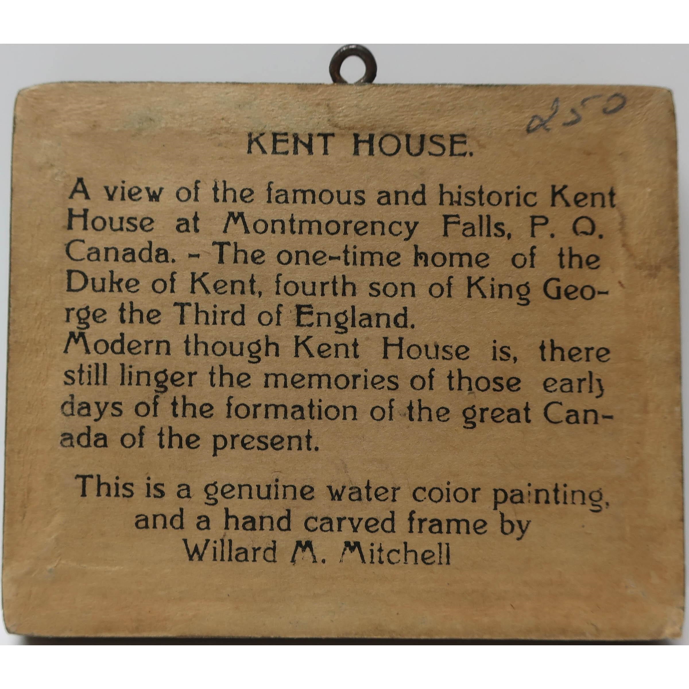 Willard Morse Mitchell | KENT HOUSE | MutualArt