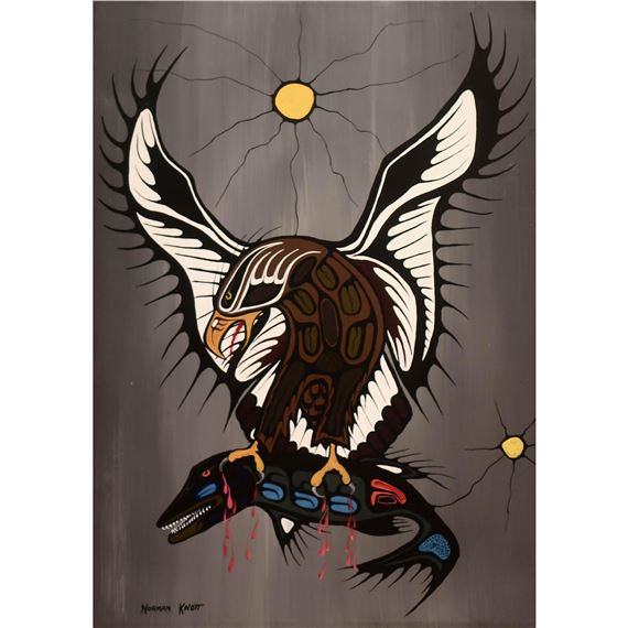 Norman Knott | OSPREY AND FISH | MutualArt