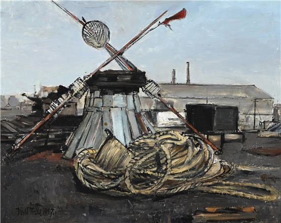 David Tindle | CAPSTAIN WITH POLES (1957) | MutualArt