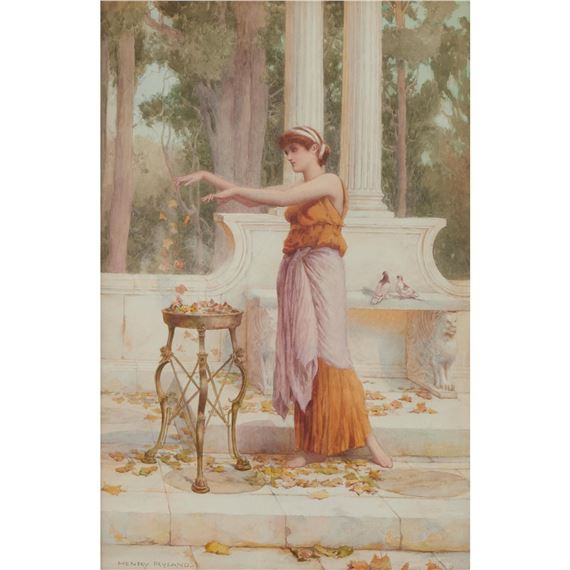 Henry Ryland | SUMMER IS PASSING | MutualArt