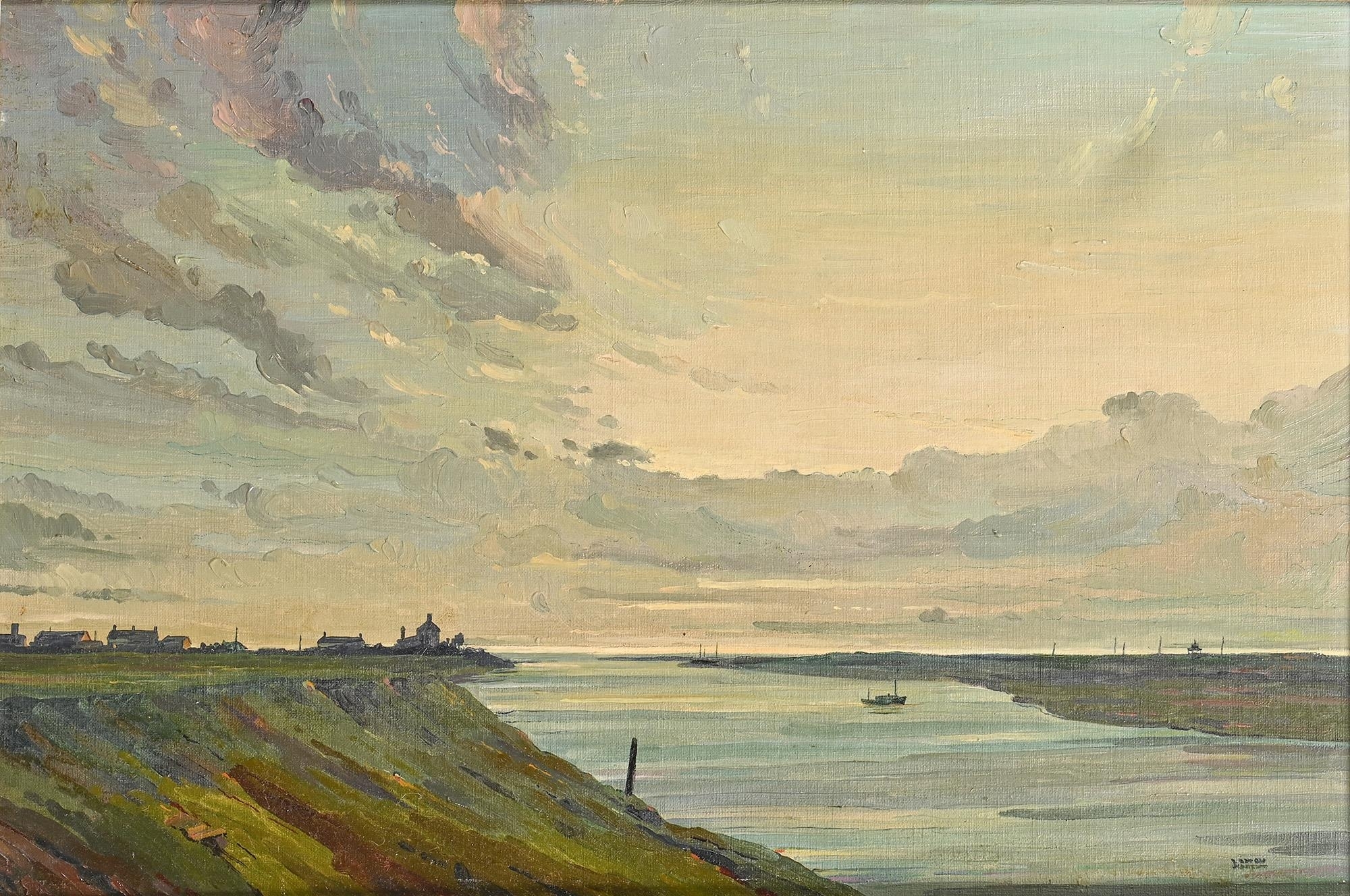 Edward Loxton Knight | - The Estuary | MutualArt