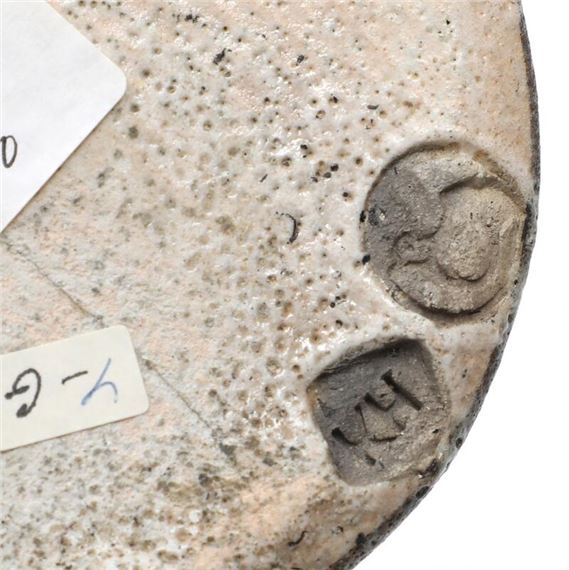 Anne Fløche | A square earthenware dish and lidded stoneware jar ...