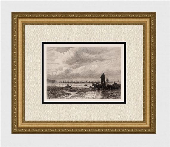 David Law | Fishing Boats off Whitby (1881) | MutualArt
