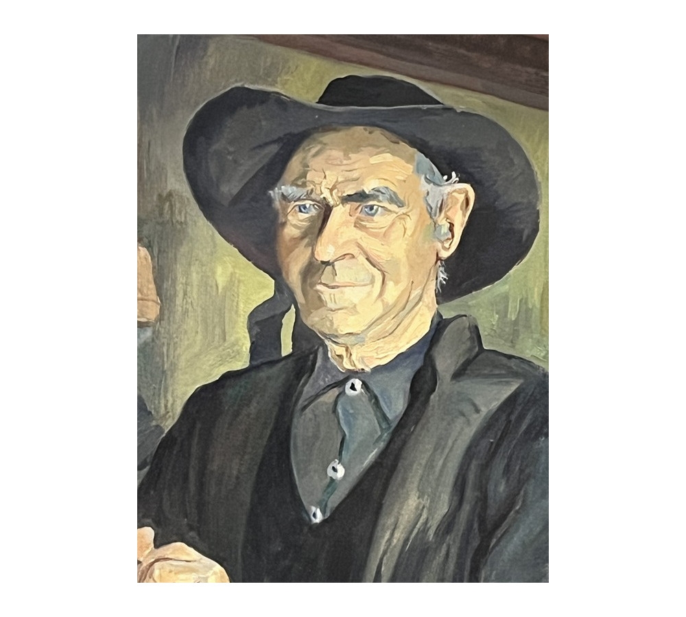 Maurice Fievet | Portrait de breton dans son intérieur | MutualArt