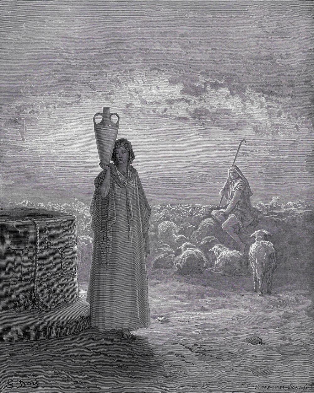 Gustave Doré | Jacob keeping Laban's Flocks (from Dore's Bible) (Circa ...
