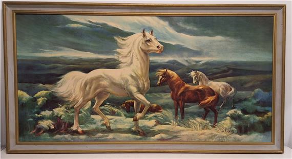 Lumen Martin Winter | The White Stallion | MutualArt