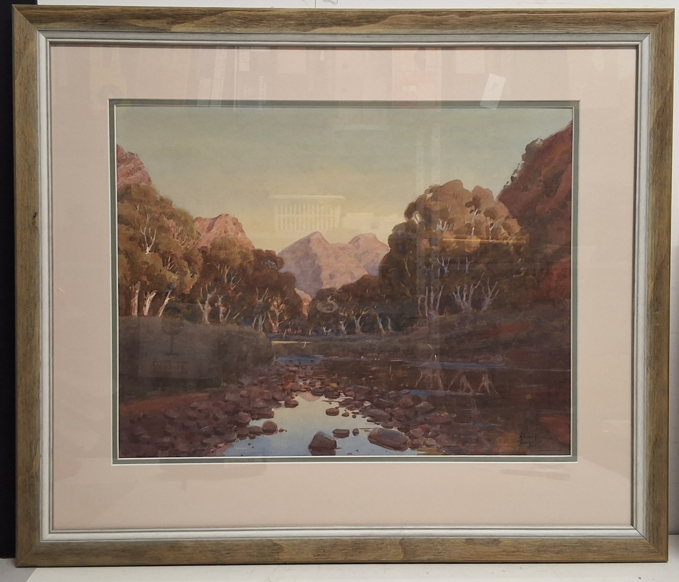 Allan Thomas Bernaldo | Central Australian Landscape | MutualArt