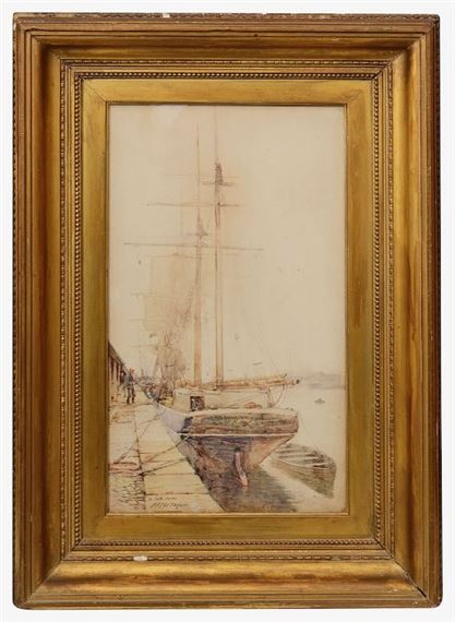 Henry Monteith Telfer | In Leith Docks (1883) | MutualArt