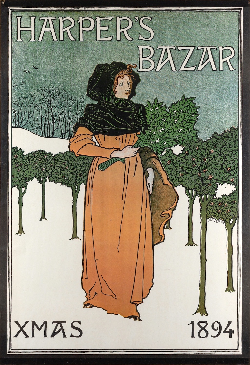 Louis Rhead | s Bazaar poster (1894) | MutualArt