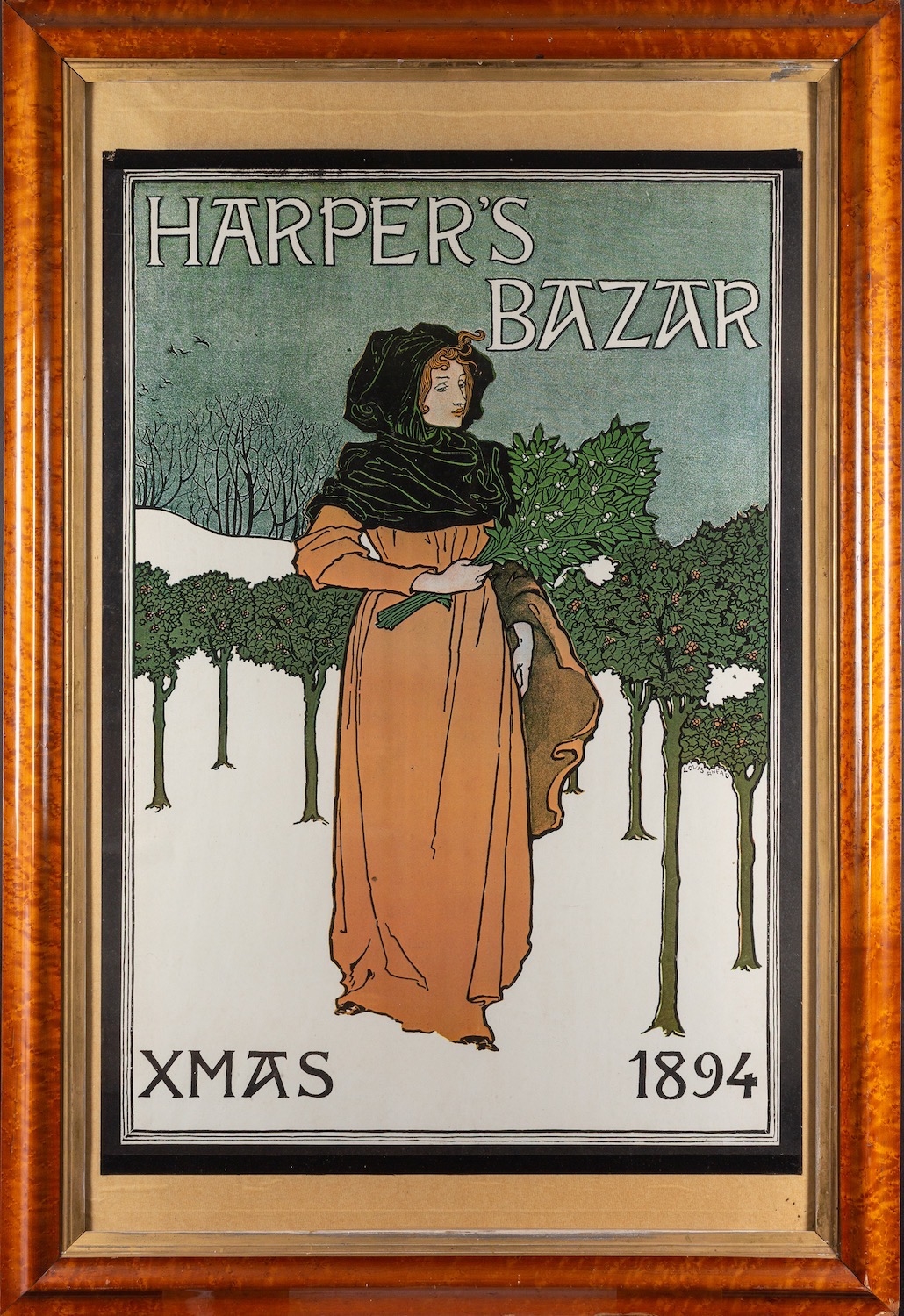Louis Rhead | s Bazaar poster (1894) | MutualArt