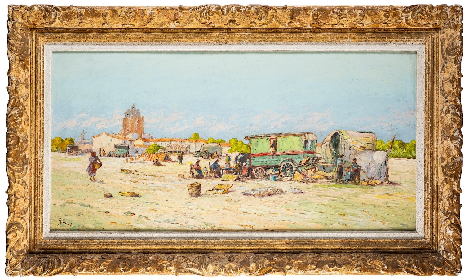Robert Giovani | 'Les Bohemiens aux Saintes-Maries-de-la-Mer | MutualArt