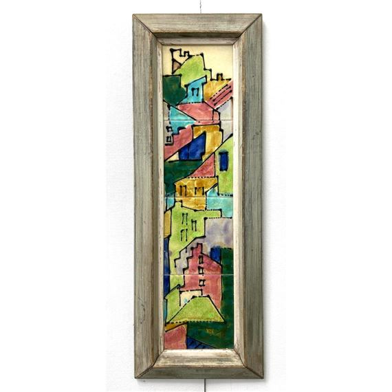 Harris G. Strong | 4 framed tiles | MutualArt
