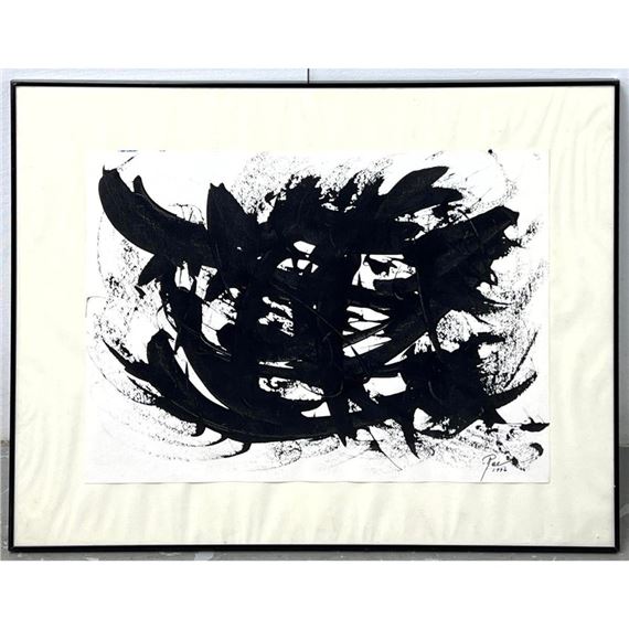 Rae Bk | RAE 1996 Abstract Modern Painting on Paper (1996) | MutualArt