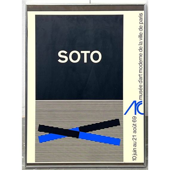 Jesus-Rafael Soto | Jesus Rafael Soto Museum Poster. Paris 1969. (1969 ...