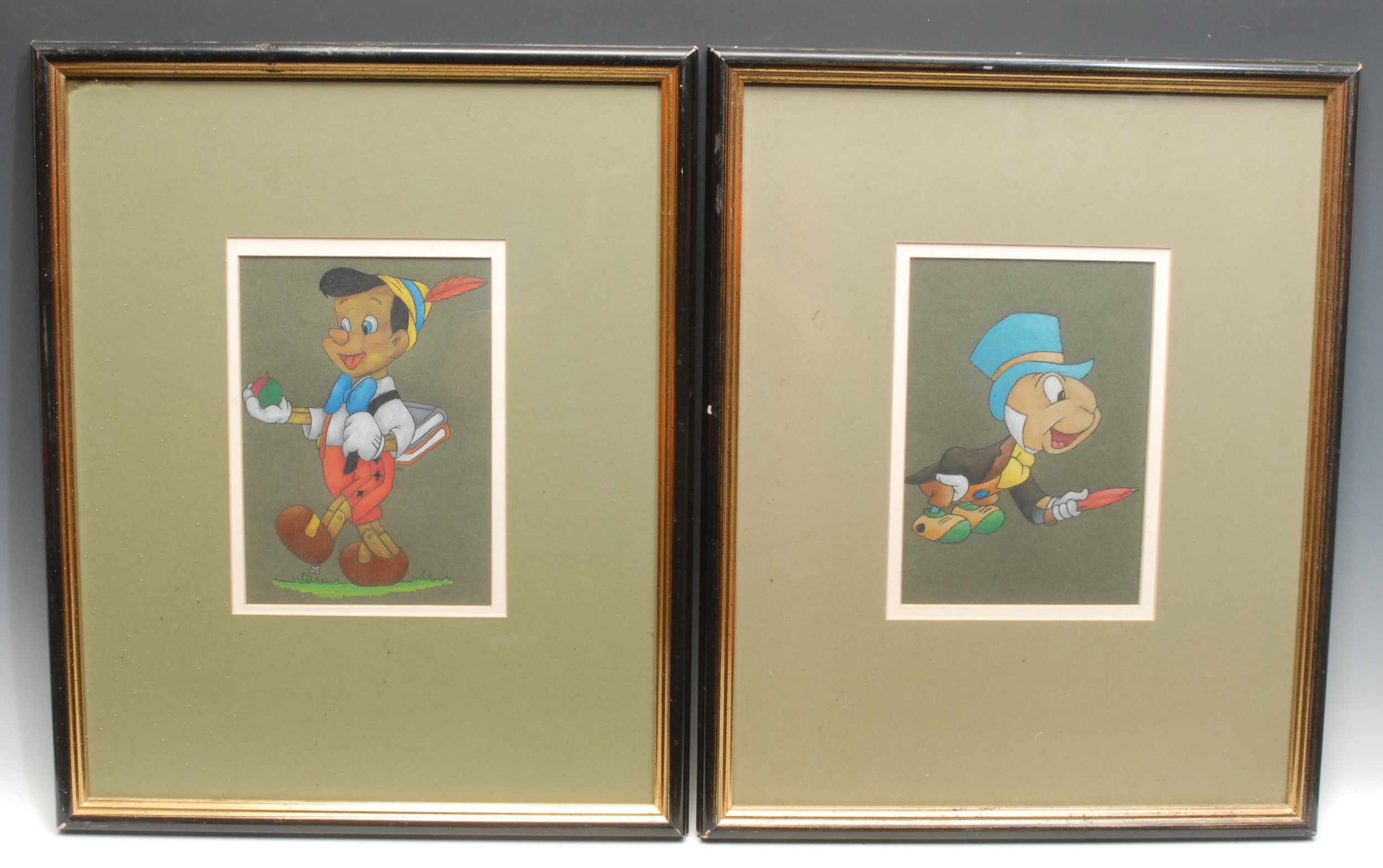 American School | Pinocchio and Jiminy Cricket | MutualArt