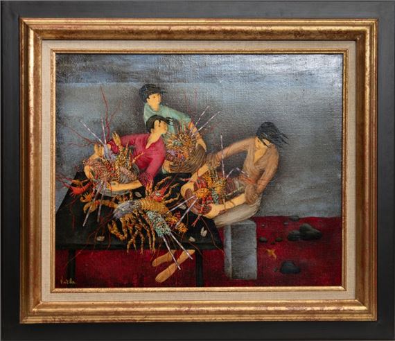 Félix Varla | Crustacean fishermen (85) | MutualArt