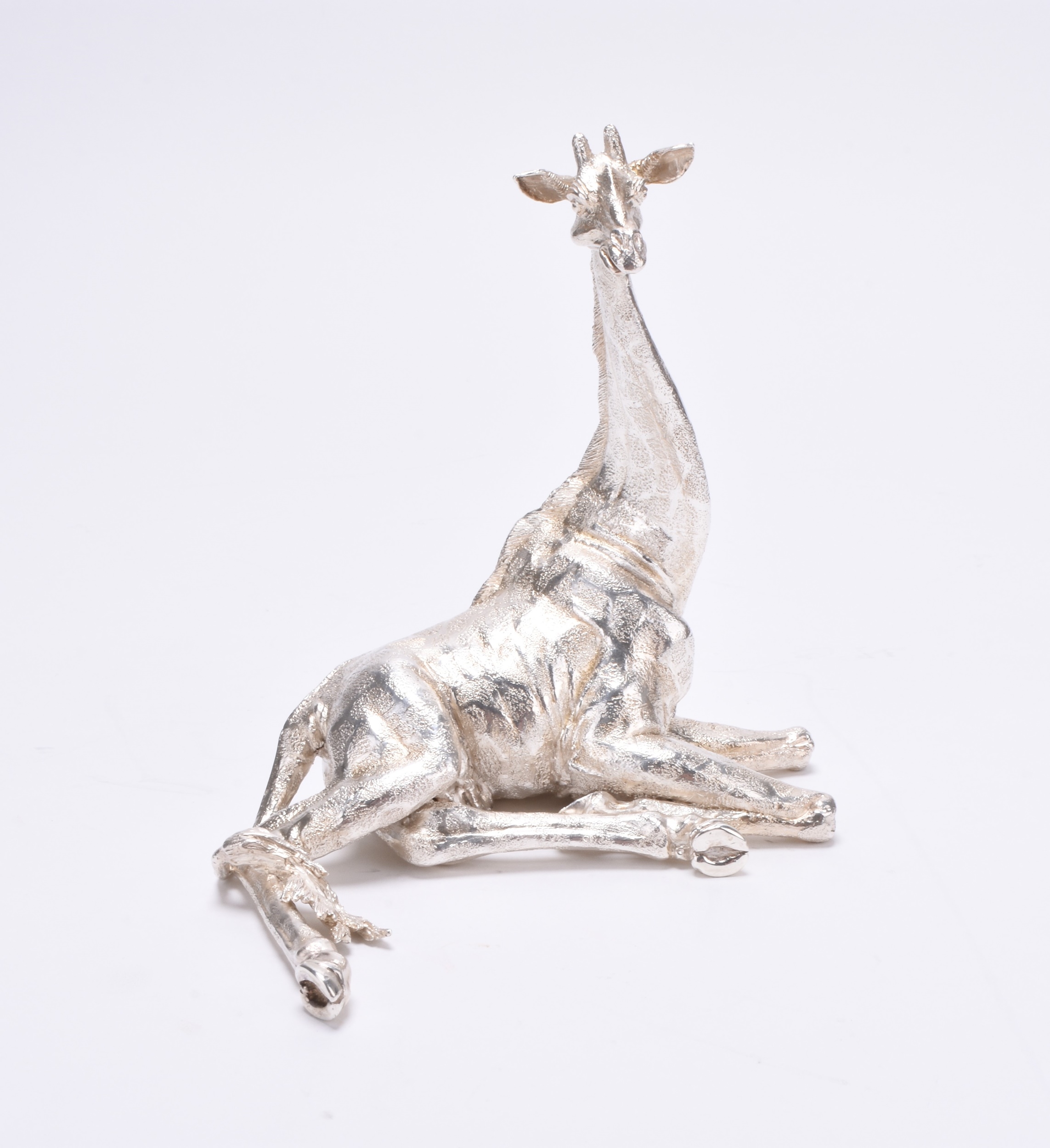 Patrick Mavros | A Patrick Mavros silver model of a giraffe | MutualArt
