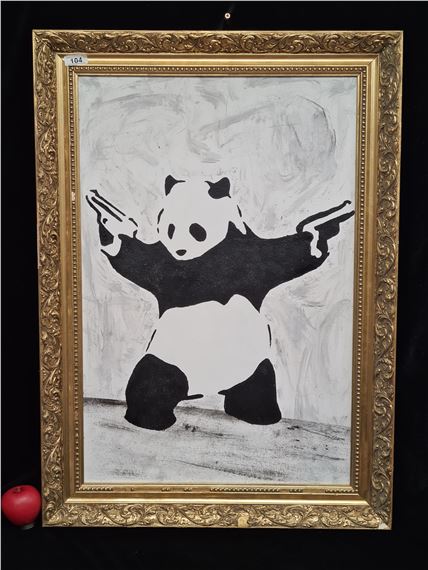 Banksy | s 'The Pistol Panda | MutualArt