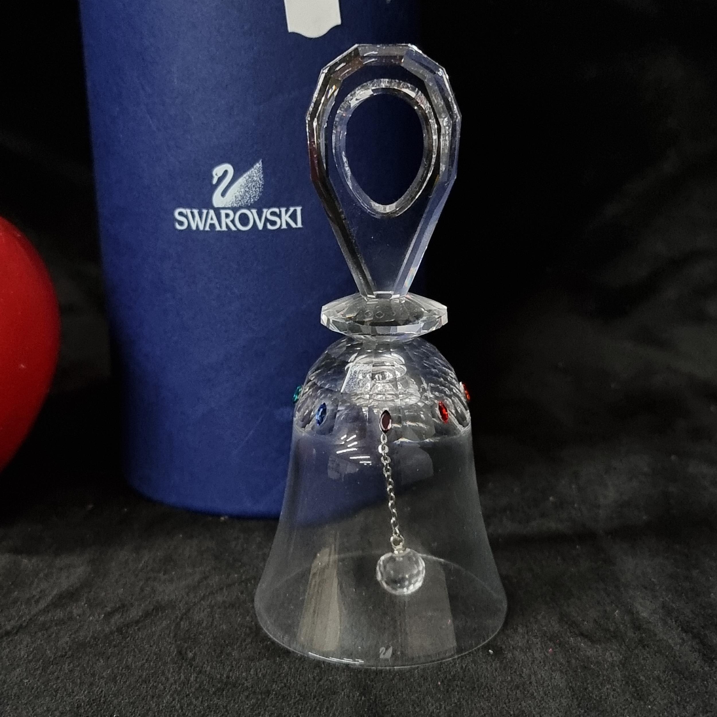 Swarovski | A pretty Swarovski Crystal Solaris table Bell with coloured ...