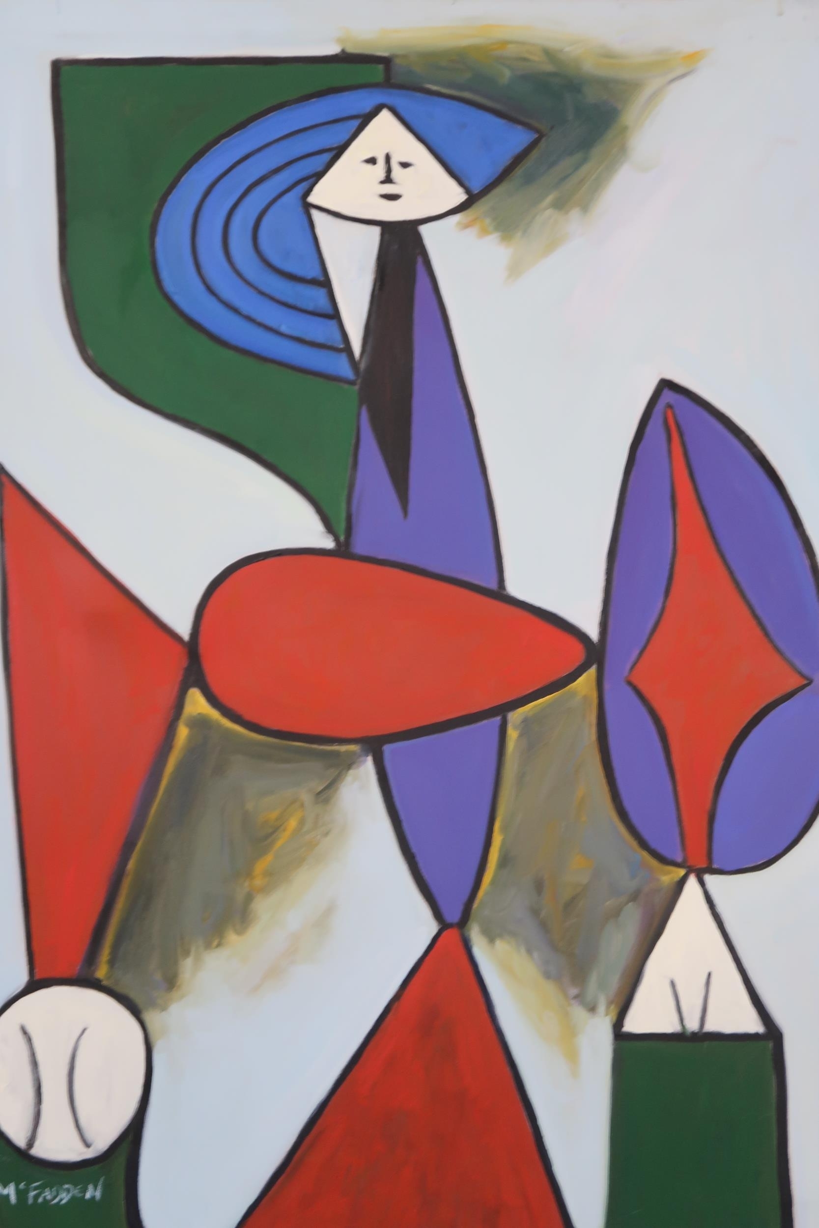 Frank McFadden | SEATED WOMAN | MutualArt