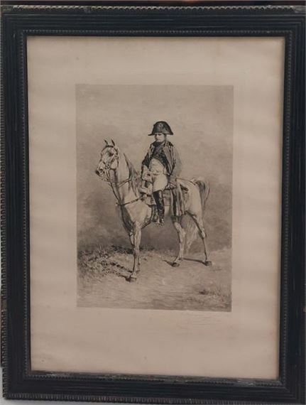 Lucien Marcelin Gautier | Lucien GAUTIER Napoleon on horseback ...