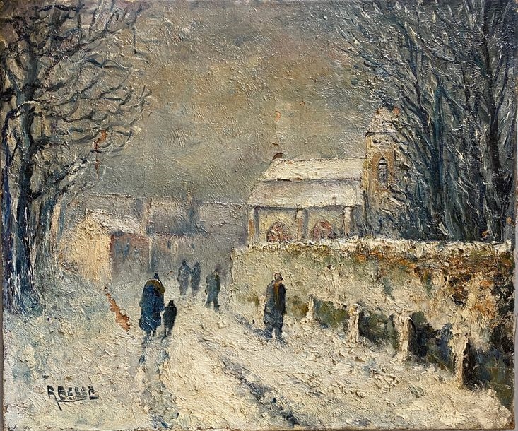 Armand Dalian | Residence signed lower right 50 x 65 cm On y joint ...