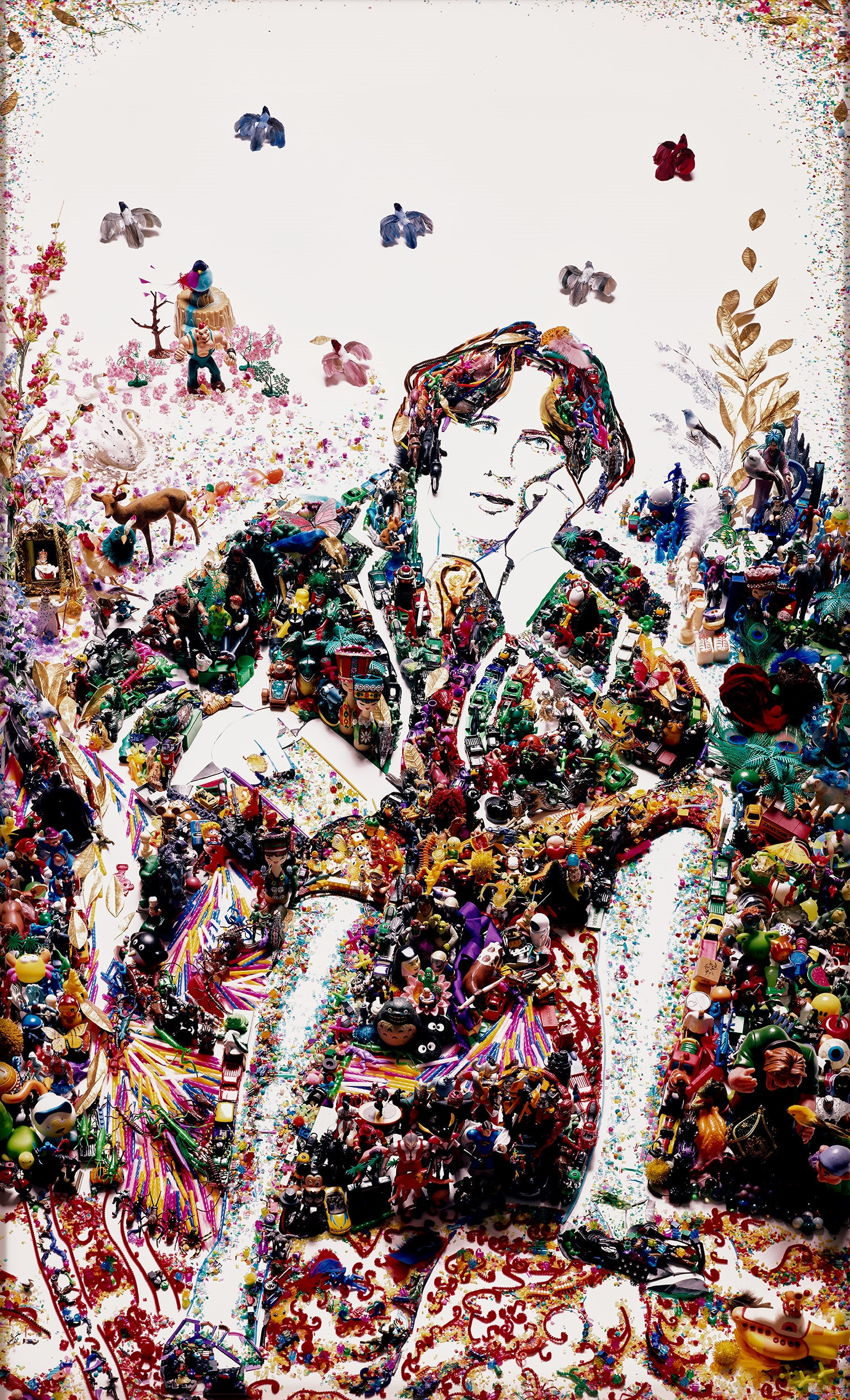Vik Muniz | Oscar Wilde, after Napoleon Sarony from Rebus (2009 ...