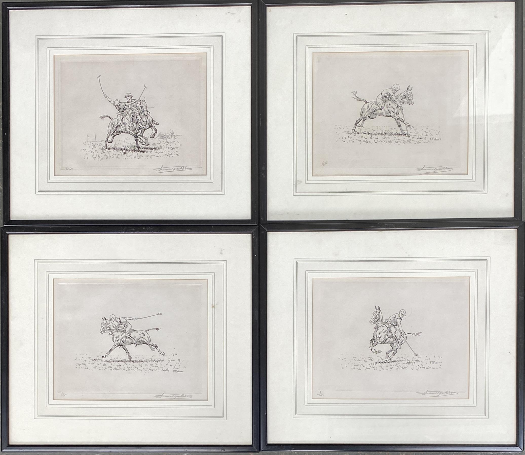Francisque Rebour | four of polo players | MutualArt