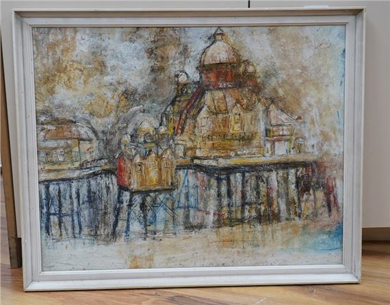 Harold Mockford | an area of flaking to the right | MutualArt