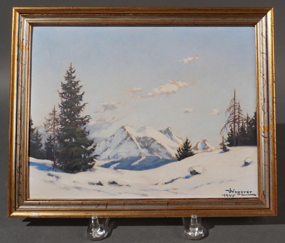 Julius Wegerer | Winter Landscape | MutualArt