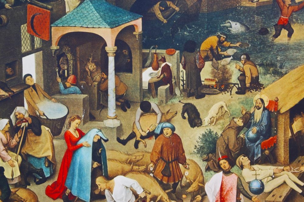 Pieter Brueghel the Elder | NETHERLANDISH PROVERBS (1559) | MutualArt