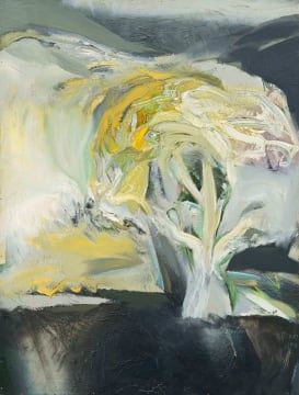 Nils Burwitz | Abstract in Yellow and Grey (66) | MutualArt