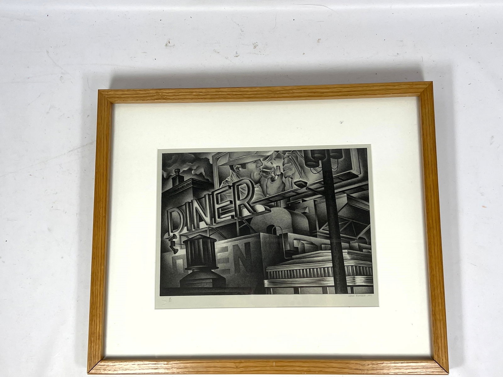 Greg Rohrer | GREG ROHRER Diner Open Lithograph Print. 1991 ...