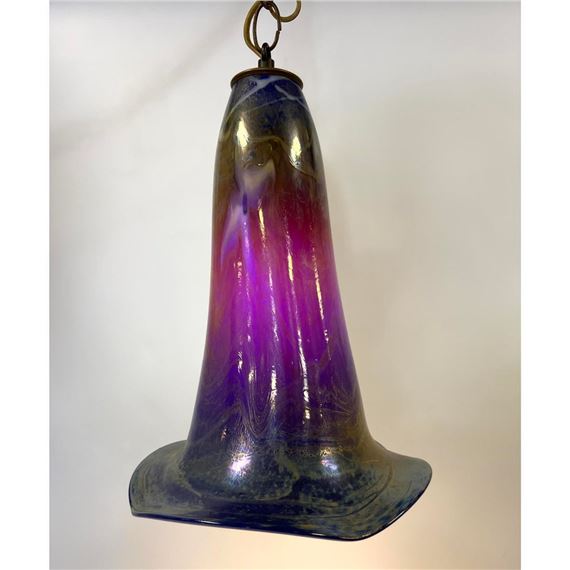 Stephen Fellerman | Iridescent Glass Bell Flower form | MutualArt