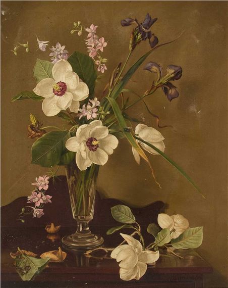 Albert Williams | Roses in a blue bowl | MutualArt