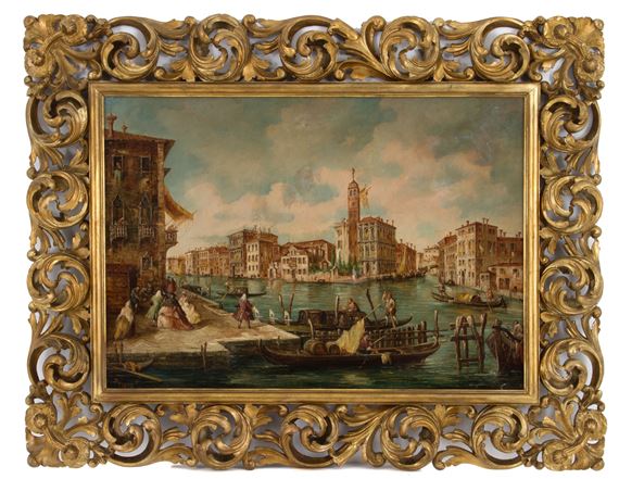 Giuseppe Ponga | Painting VIEW OF VENICE | MutualArt